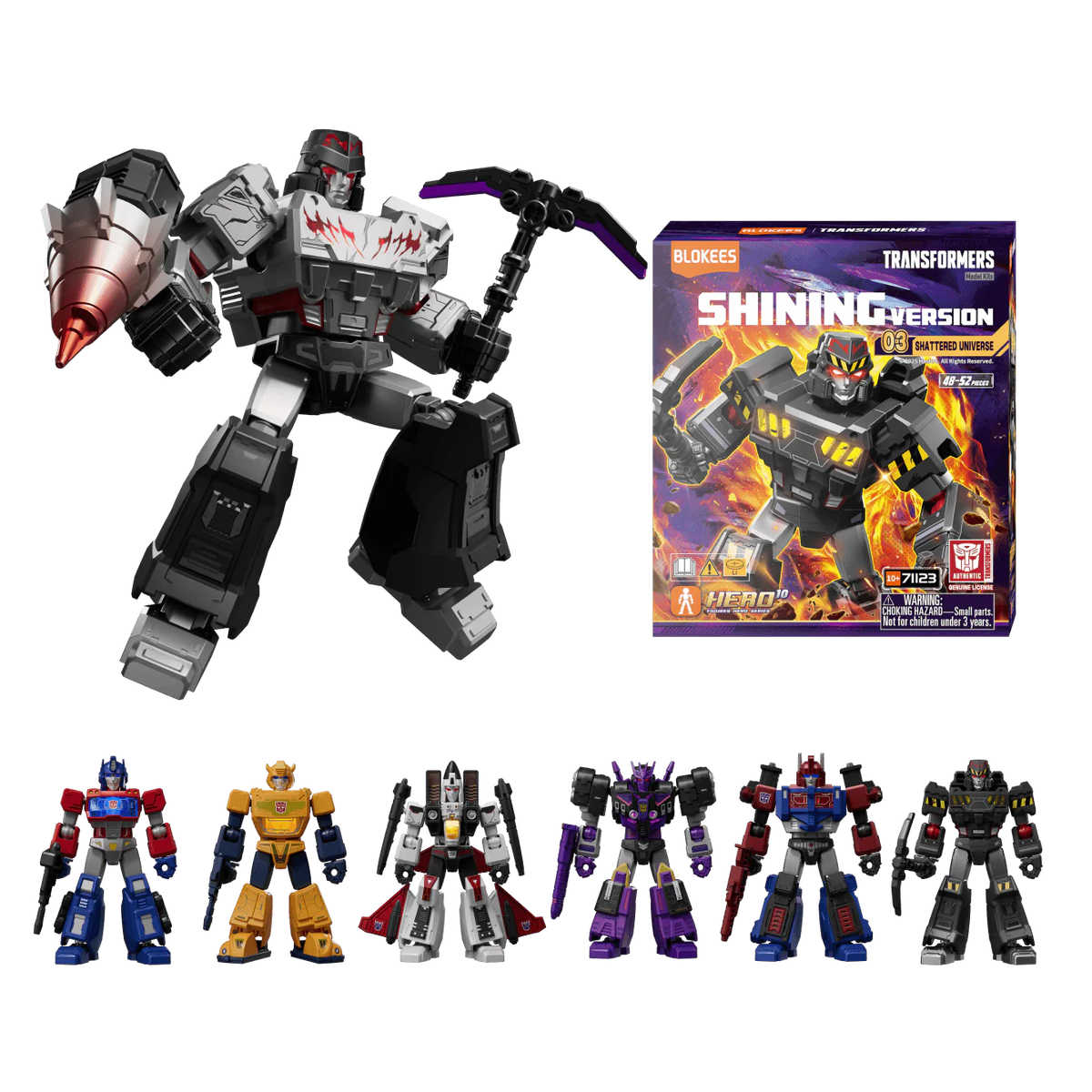 Transformers Blokees Shining Version Series 3 Blind Box Model Kit| St ...