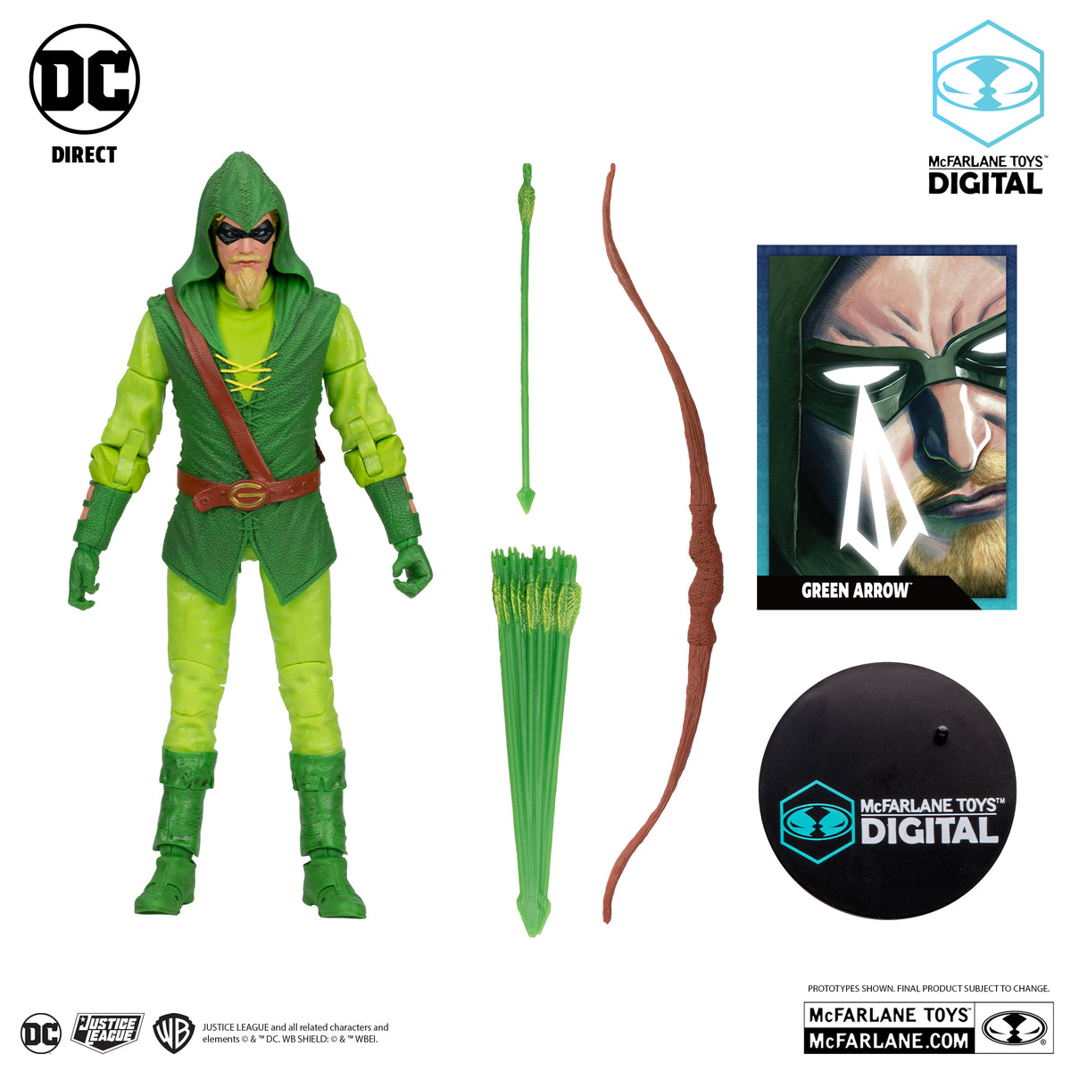 McFarlane Toys DC Multiverse Longbow Hunters Green Arrow (Digital) Act ...