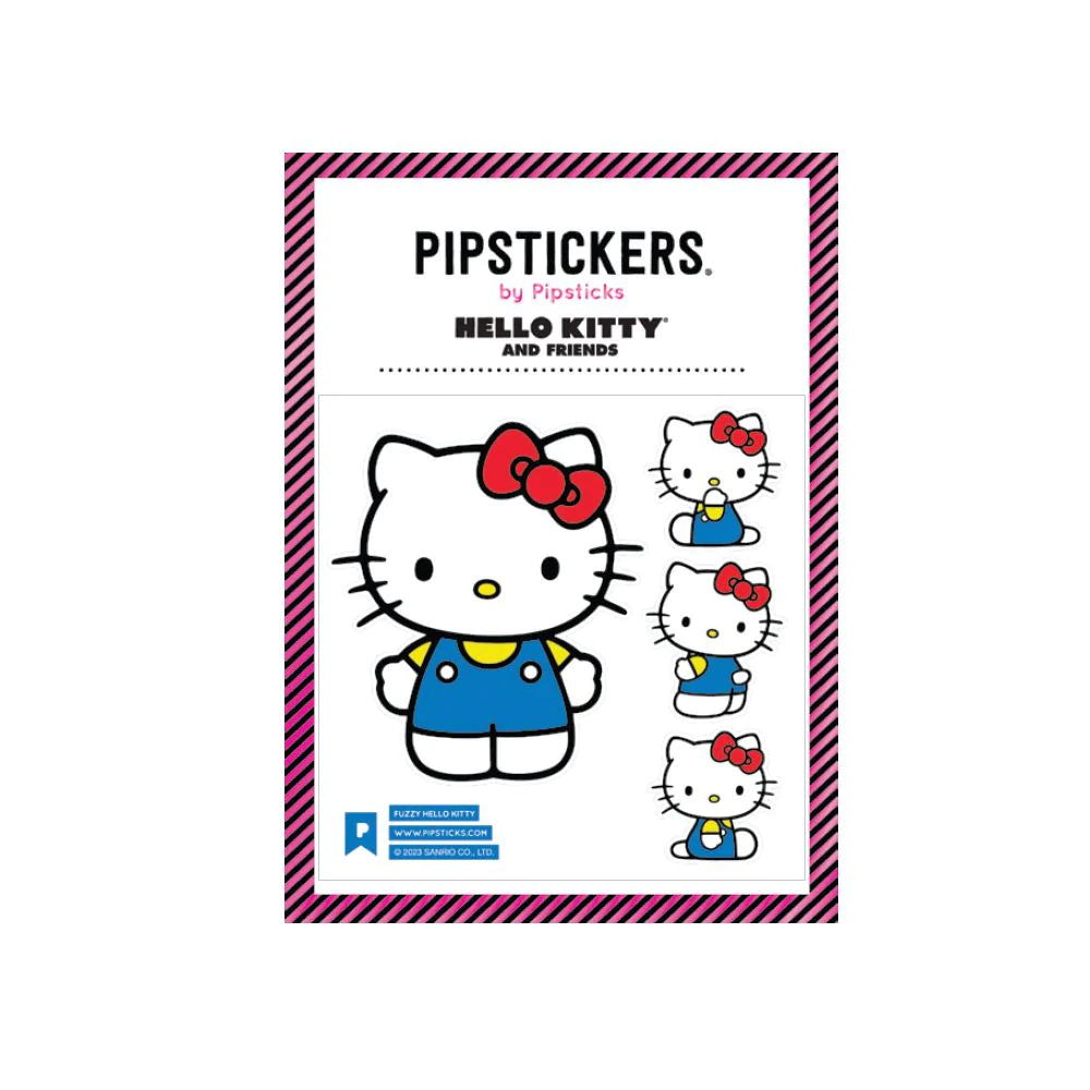 Pipstickers Hello Kitty and Friends Fuzzy Hello Kitty Sticker Pack| St ...