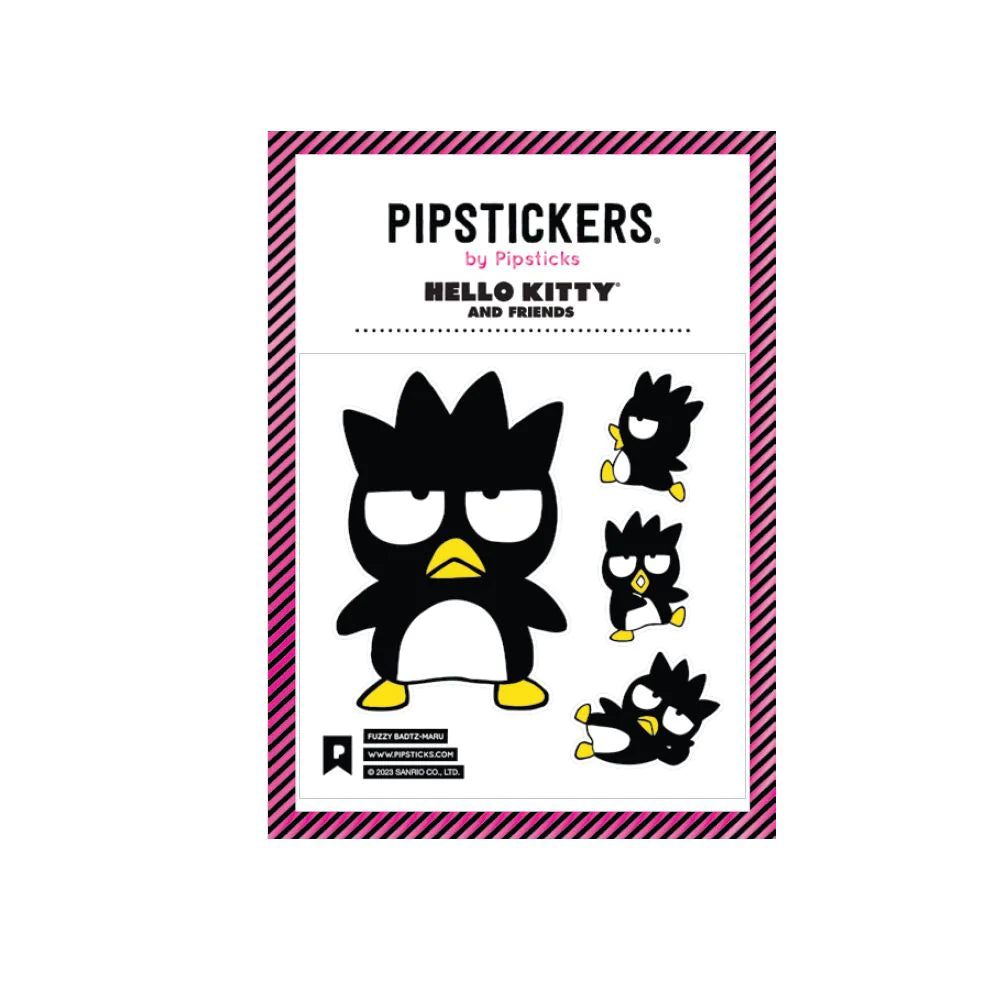 Pipstickers Hello Kitty and Friends Fuzzy Badtz-Maru Sticker Pack| St ...