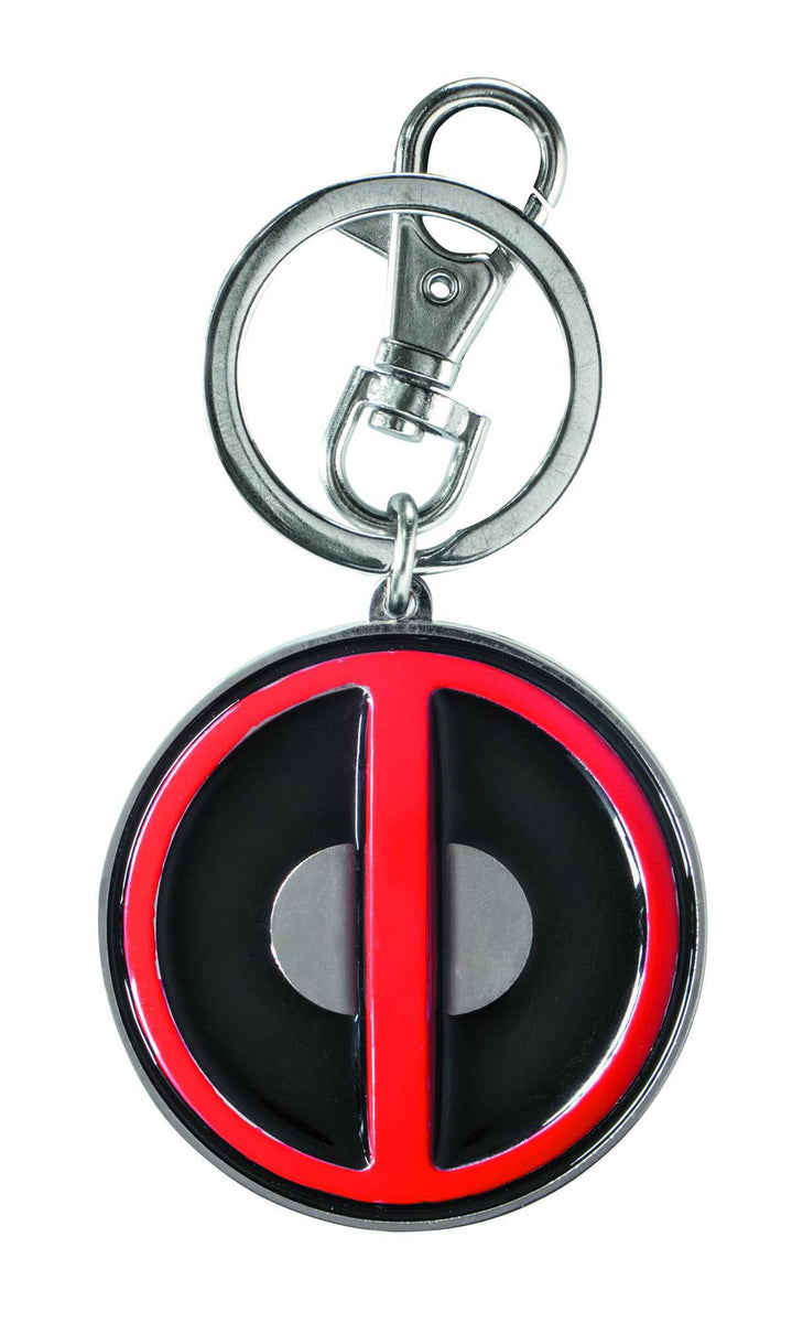 Monogram Marvel Deadpool Logo Pewter Keychain| St. Mark's Comics