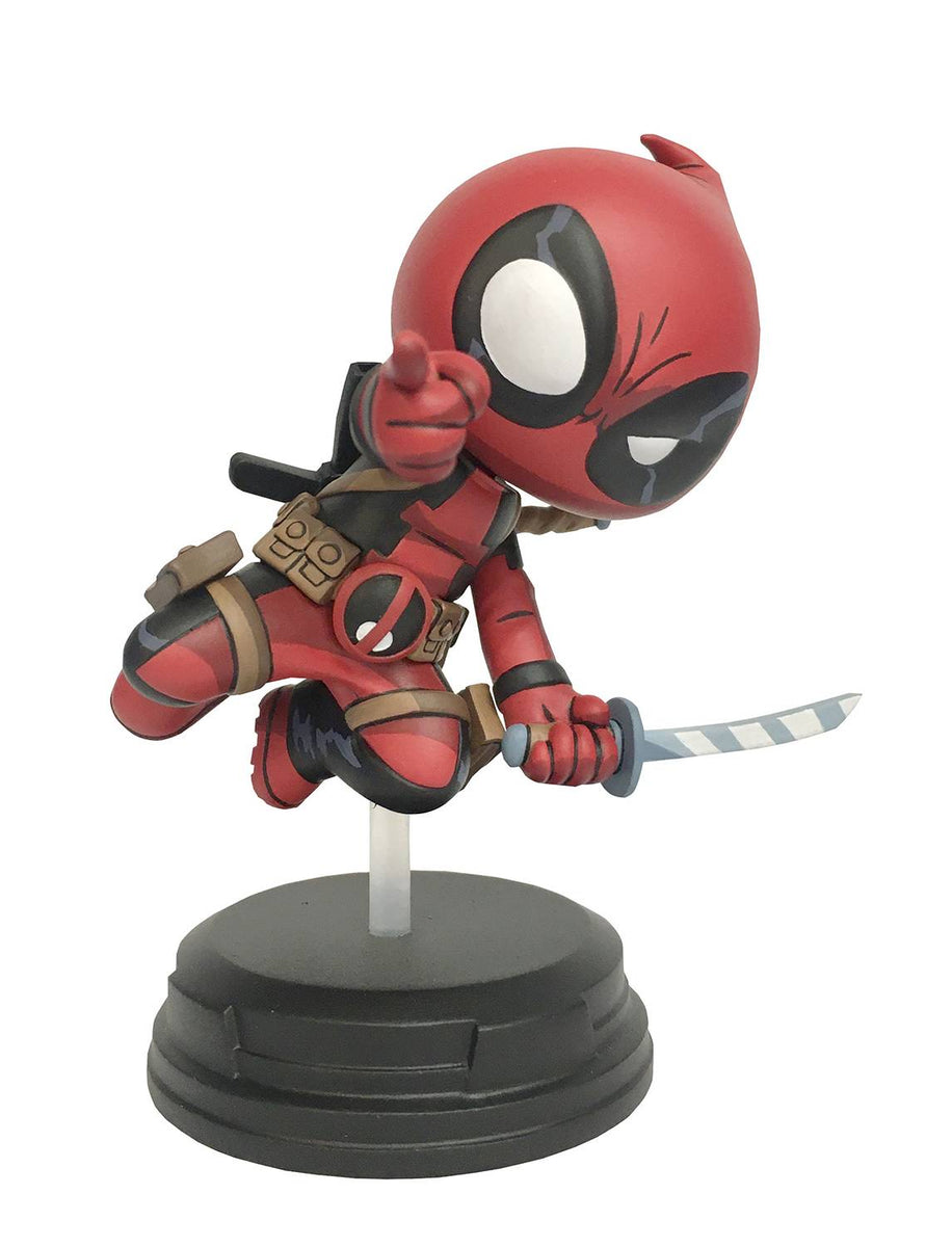 Gentle Giant Marvel Animated-Style Deadpool (Jumping) Statue| St. Mark ...