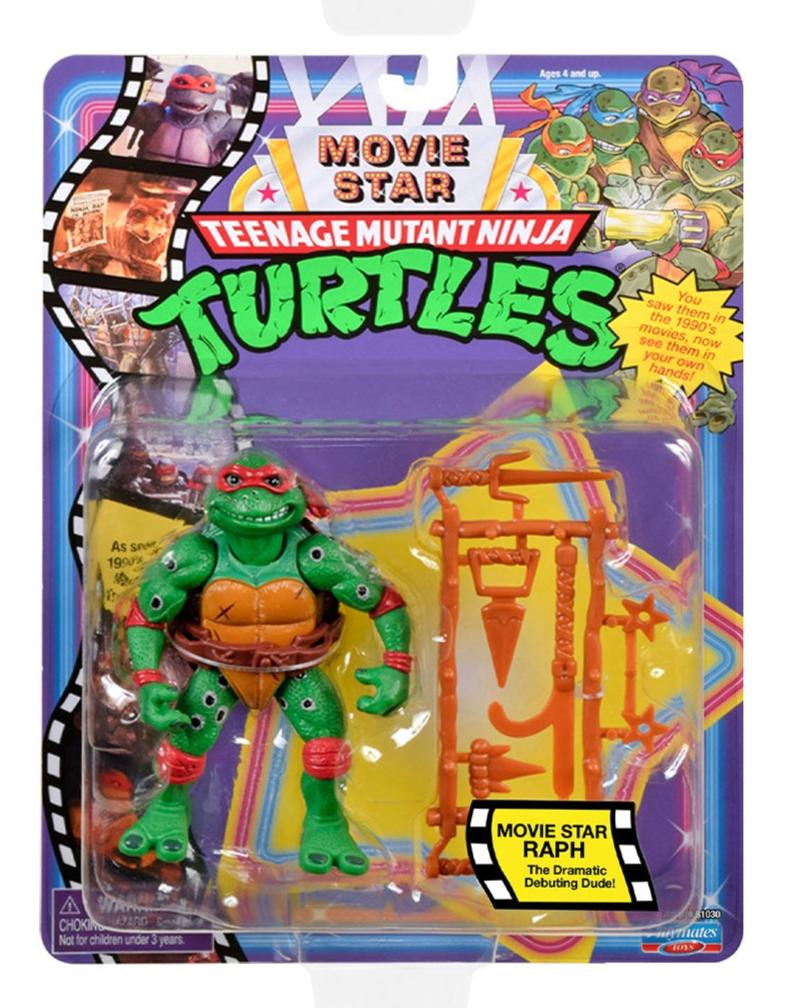 Playmates Teenage Mutant Ninja Turtles 40th Anniversary Movie Star Rap ...