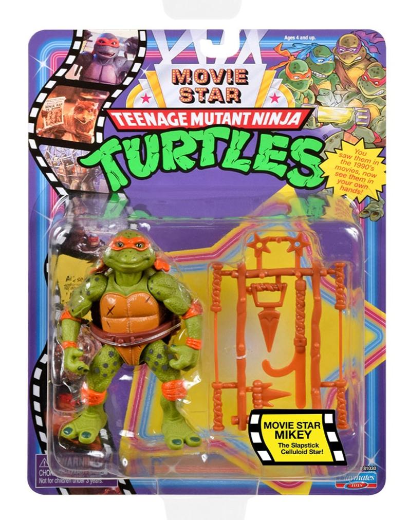 Playmates Teenage Mutant Ninja Turtles 40th Anniversary Movie Star Mik ...