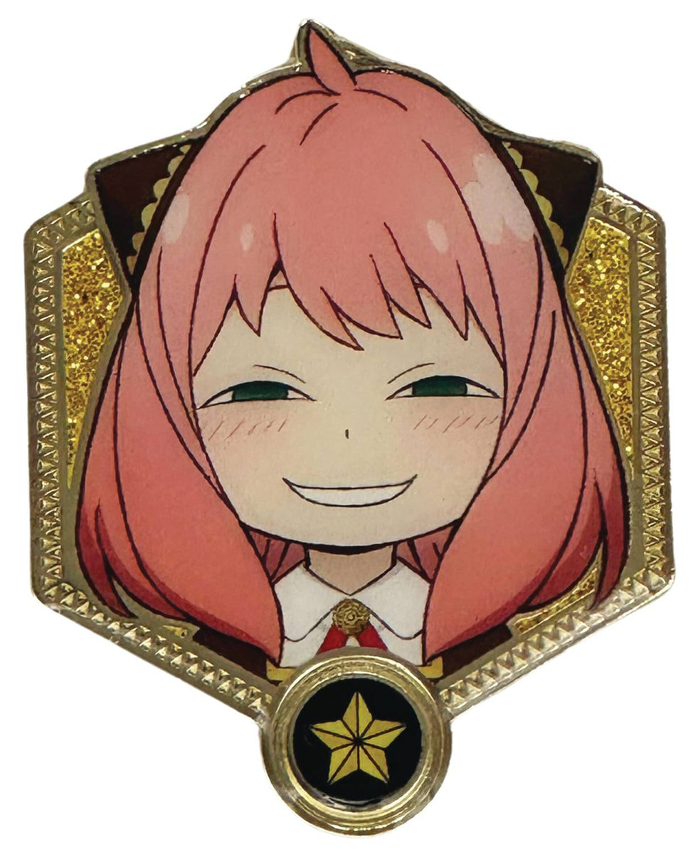 Spy X Family Golden Series Smirking Anya Enamel Pin| St. Mark's Comics