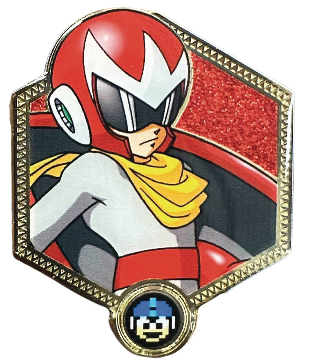 Mega Man Golden Series Proto Man Enamel Pin| St. Mark's Comics