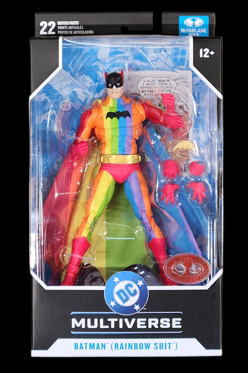 McFarlane Toys DC Multiverse Batman (Rainbow Suit) Action Figure| St ...